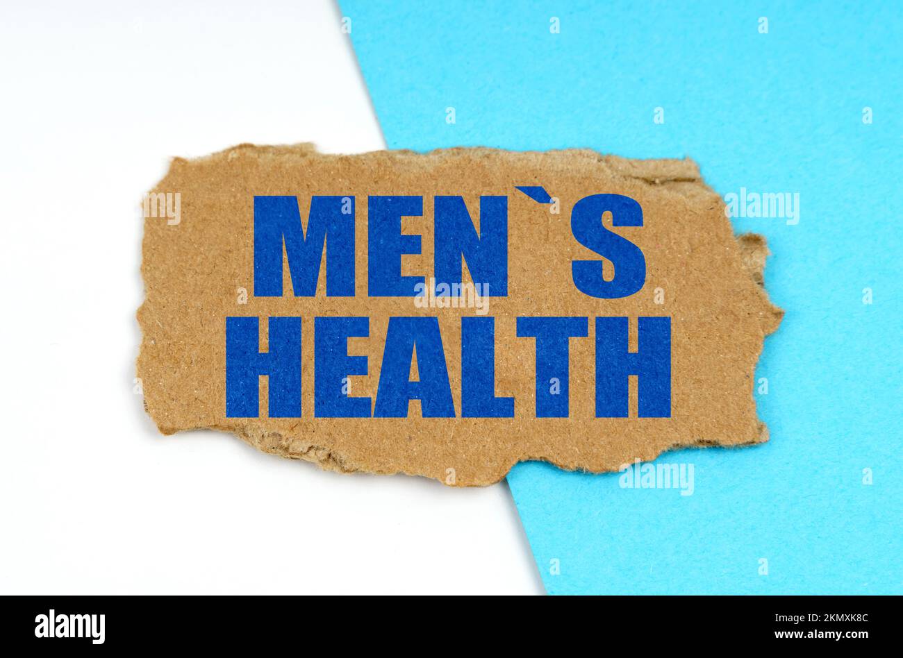 Medicine and health concept. On a blue and white background lies a ...