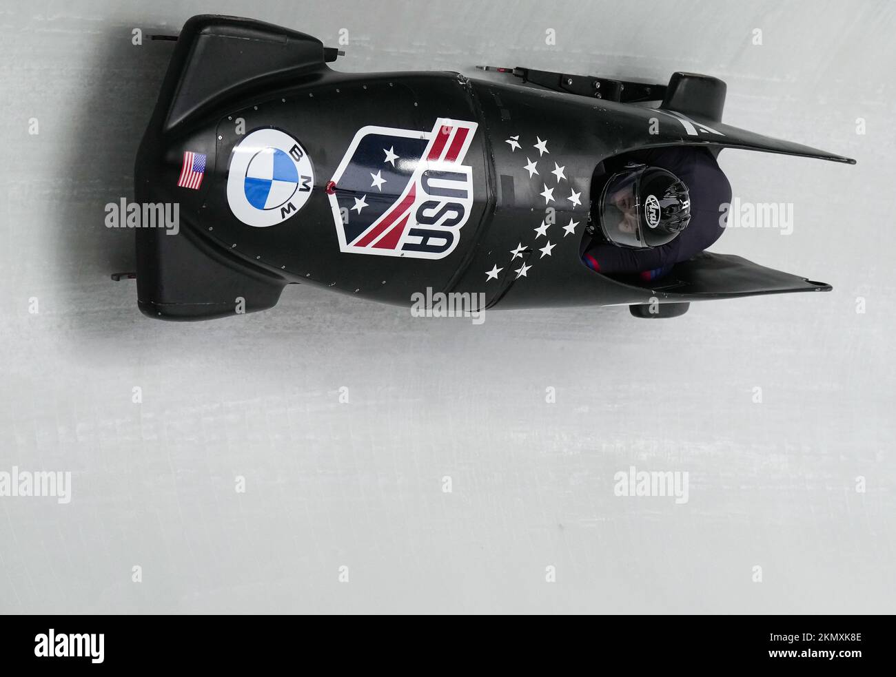 November 26, 2022, WHISTLER, BC, CANADA: Riley Compton and Macy Tarlton ...