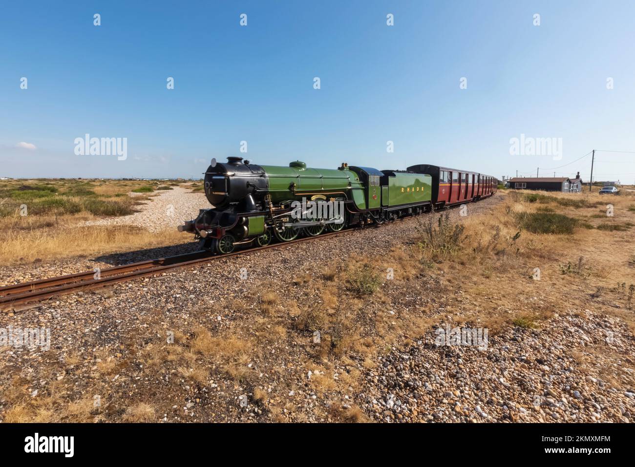 England, Kent, Dungeness, The Romney Hythe and Dymchurch Railway, Steam ...