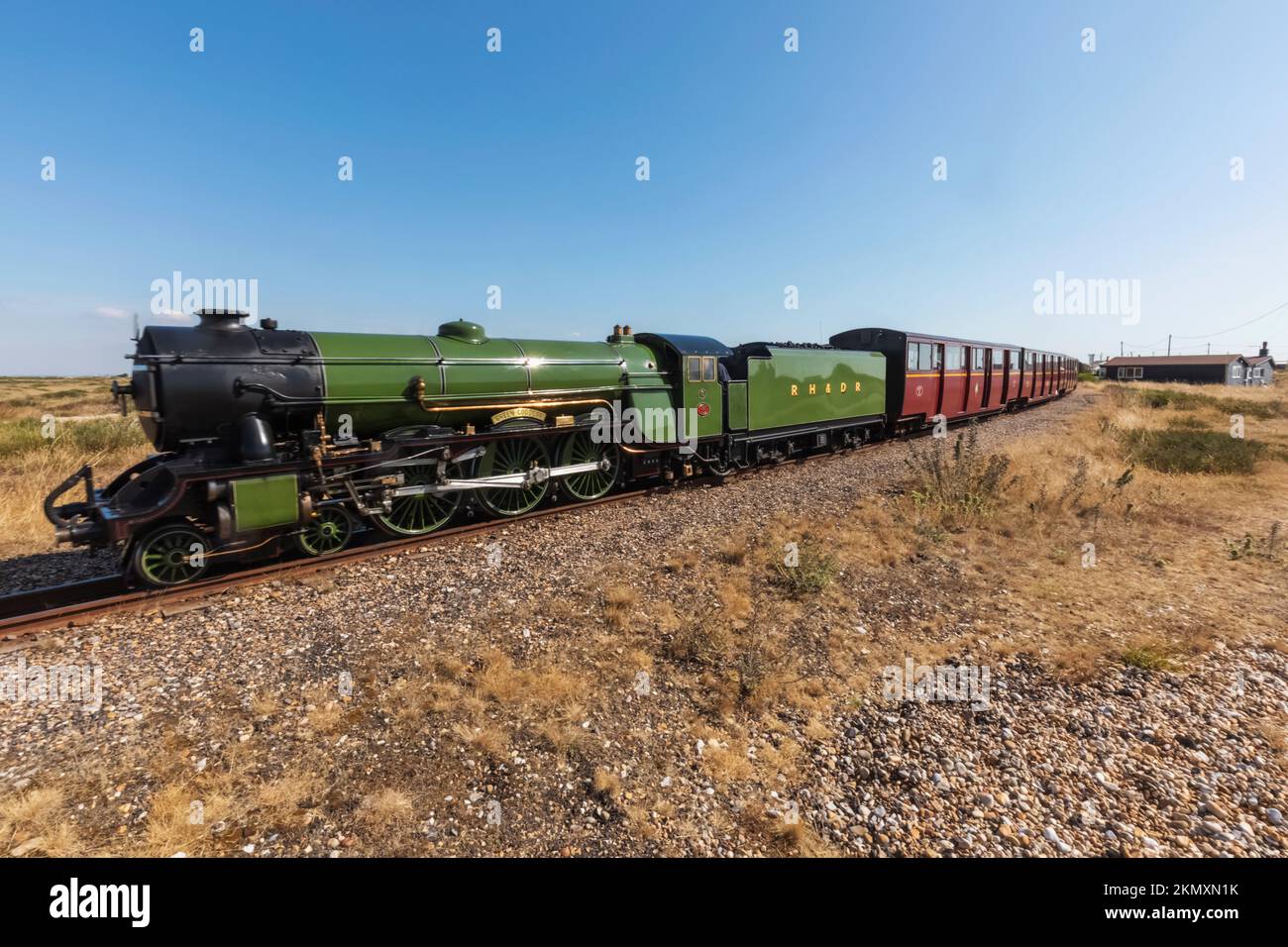 England, Kent, Dungeness, The Romney Hythe and Dymchurch Railway, Steam ...