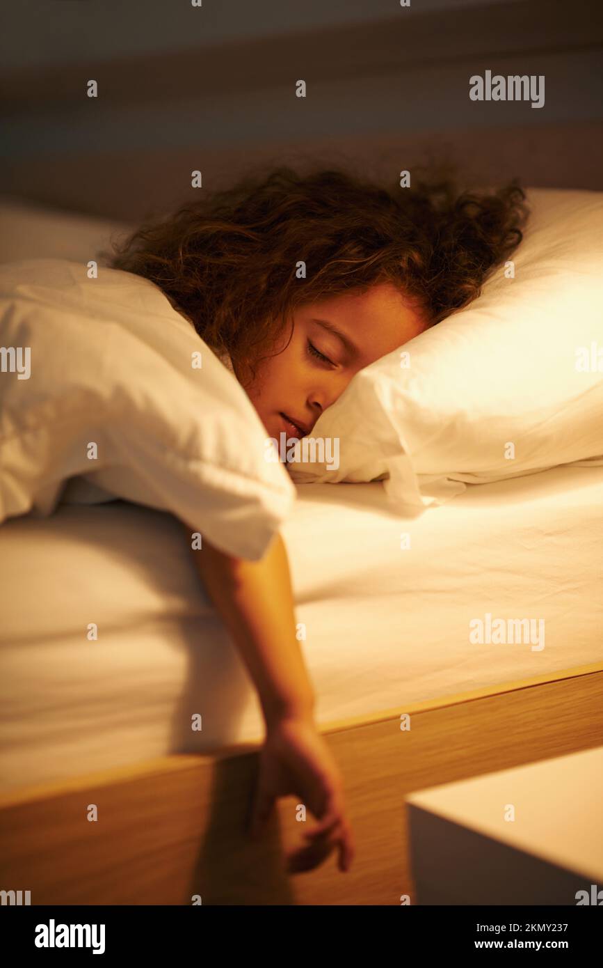 She really wore herself out today. A cute little girl fast asleep in a ...