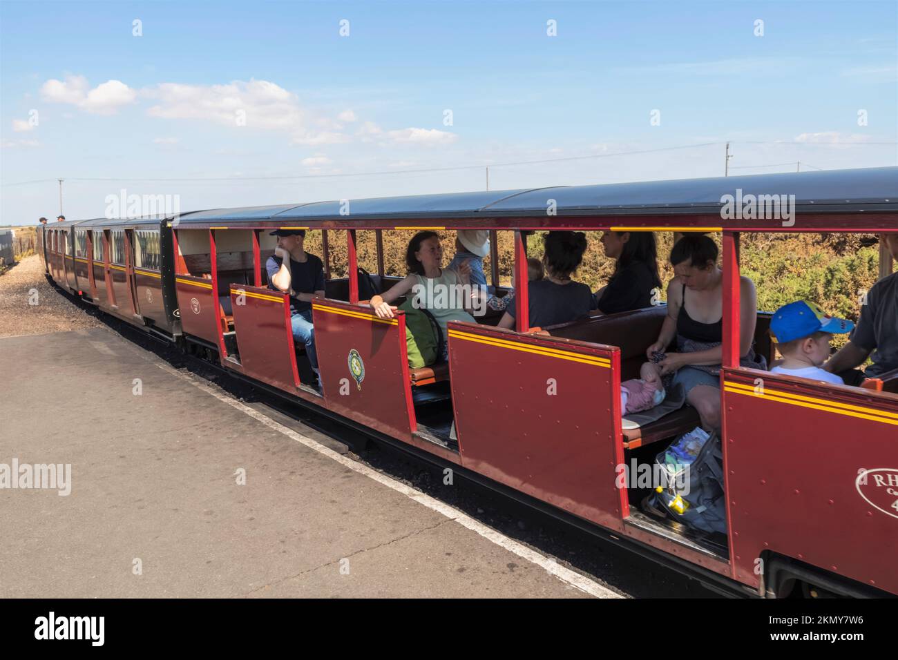 England, Kent, Dungeness, The Romney Hythe and Dymchurch Railway, Steam ...