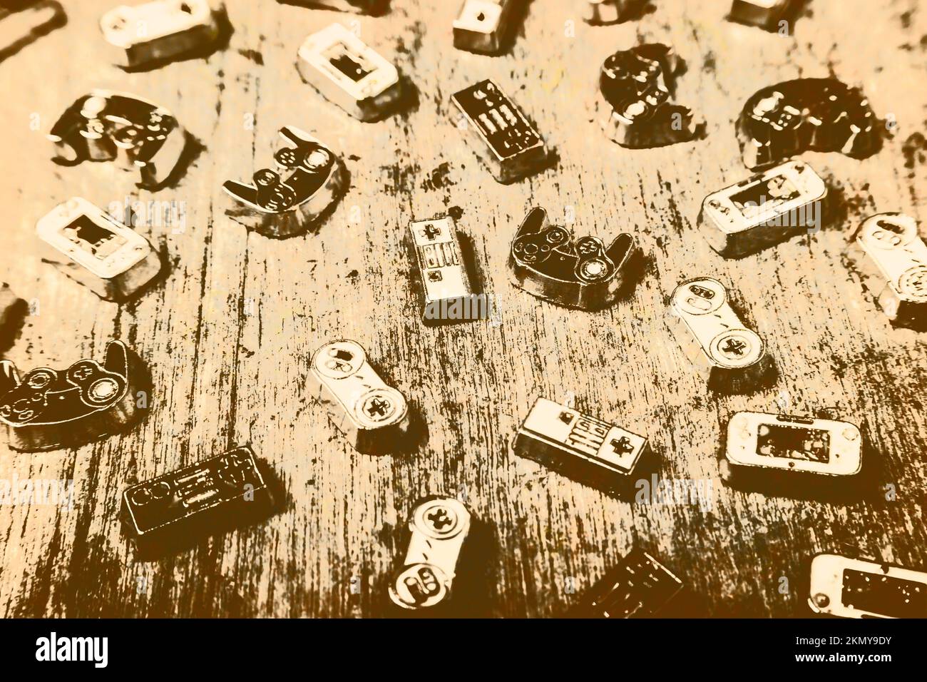Vintage video game consoles hi-res stock photography and images - Alamy