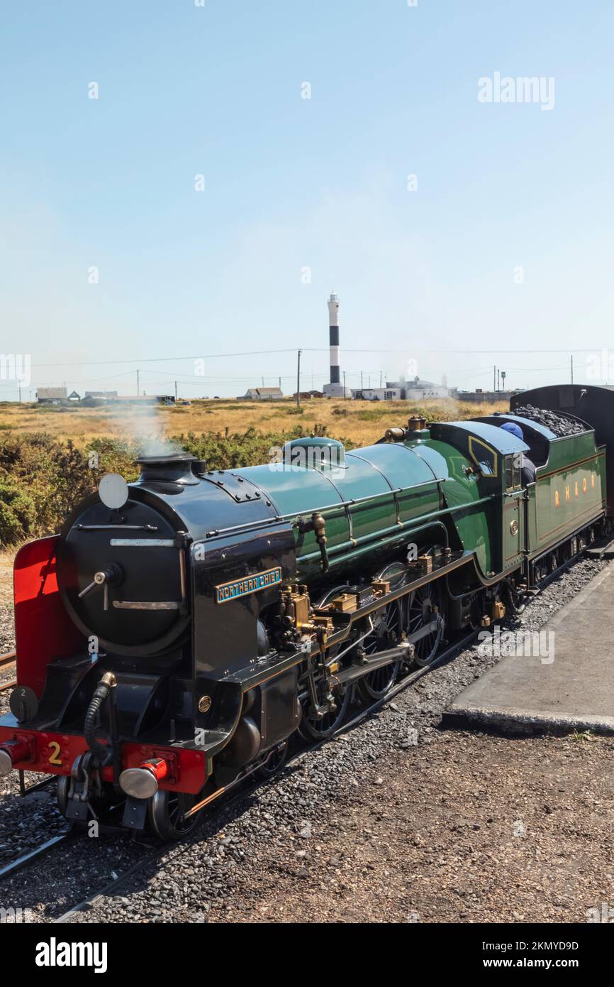 England, Kent, Dungeness, The Romney Hythe and Dymchurch Railway, Steam ...