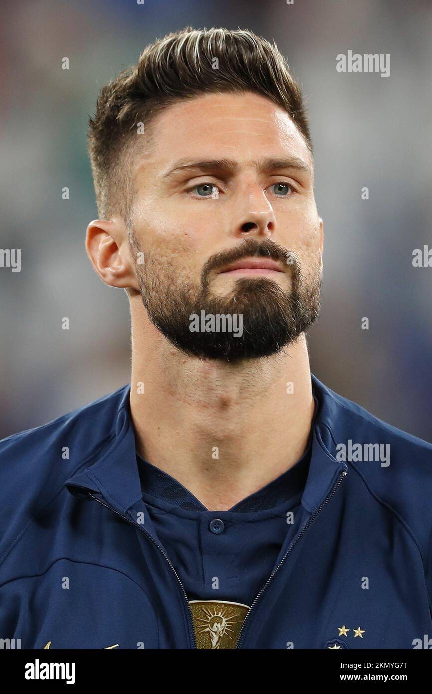 Doha, Qatar. 26th Nov, 2022. Olivier Giroud (FRA) Football/Soccer ...
