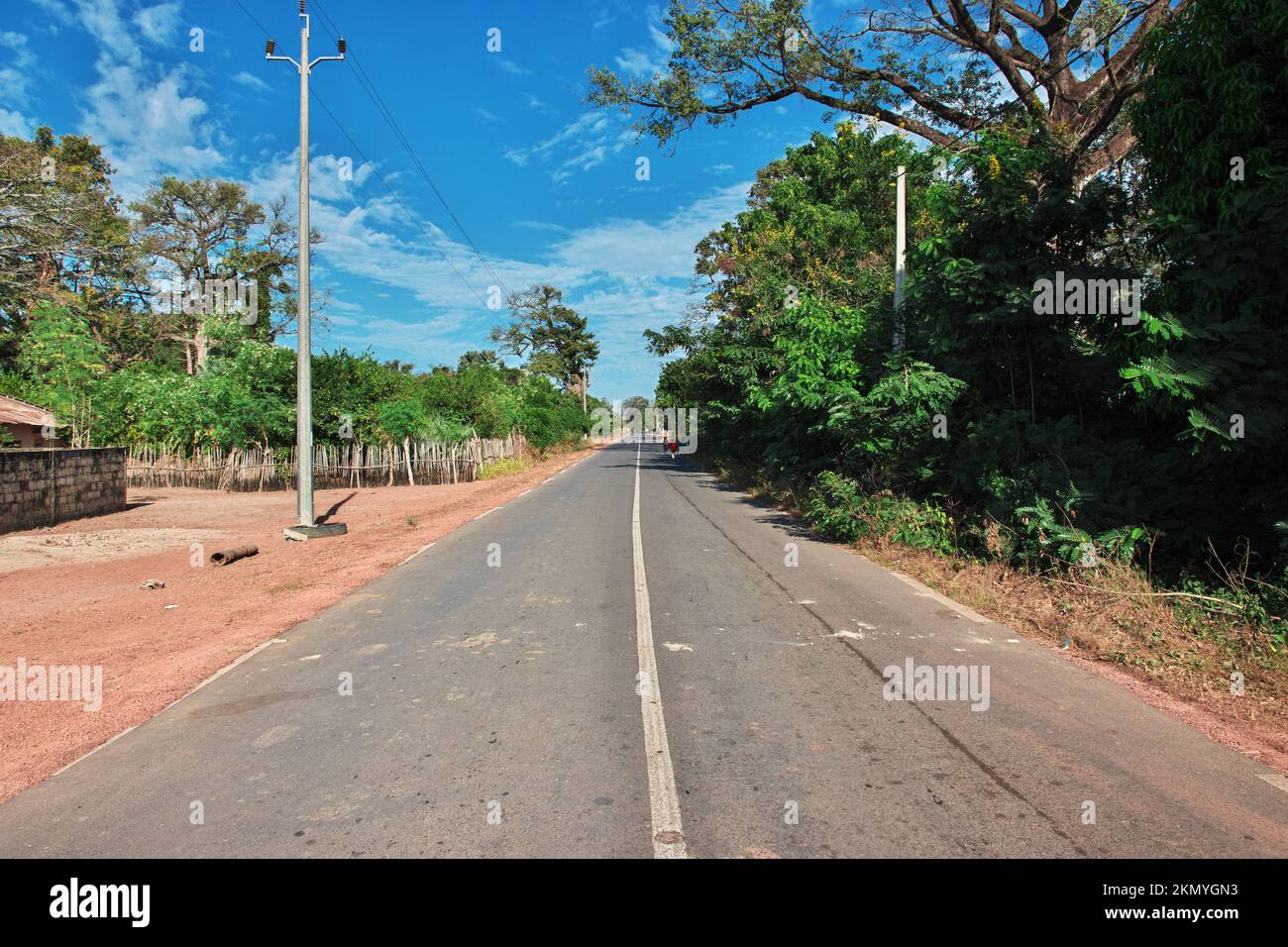 Senegal rural road hi-res stock photography and images - Alamy