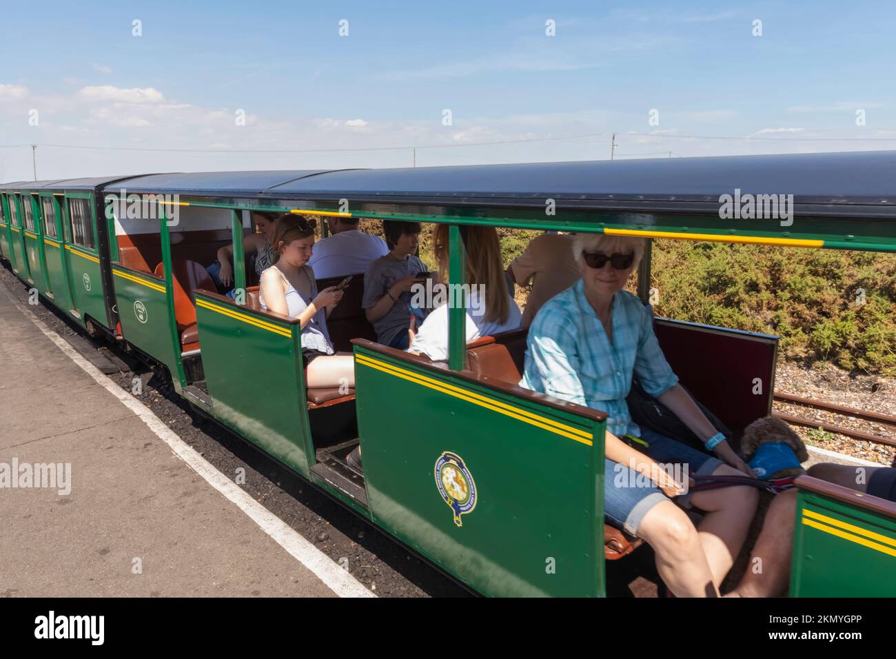 England, Kent, Dungeness, The Romney Hythe and Dymchurch Railway, Steam ...