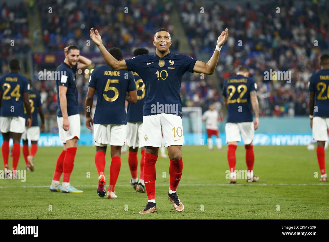 Doha, Qatar. 26th Nov, 2022. Kylian Mbappe (FRA) Football/Soccer ...