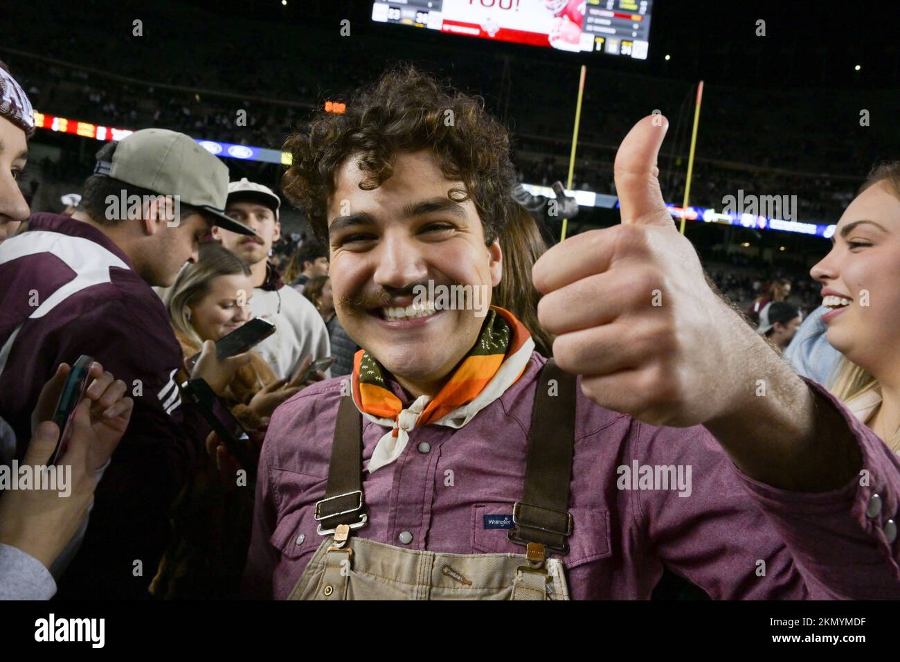 College Station, TX, USA. 26th Nov, 2022. Texas A&M Aggies fans ...