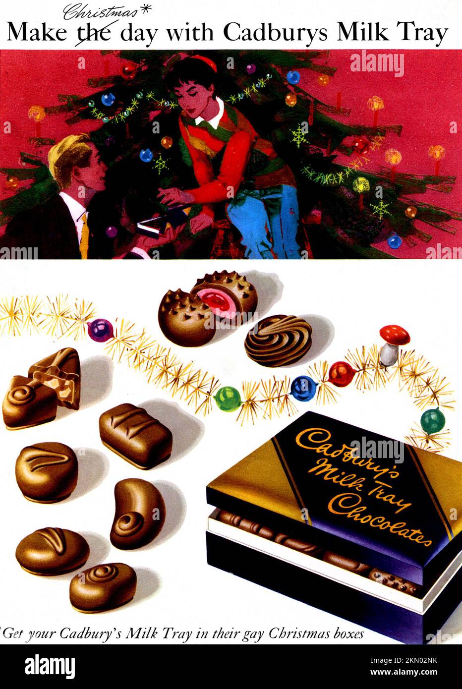 Christmas chocolates milk tray hi-res stock photography and images - Alamy