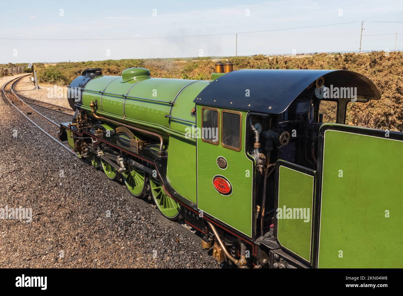 England, Kent, Dungeness, The Romney Hythe and Dymchurch Railway, Steam ...