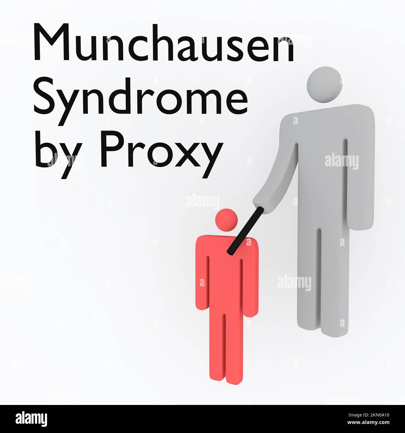 3D illustration of silhouettes of a man beating a child, titled as ...