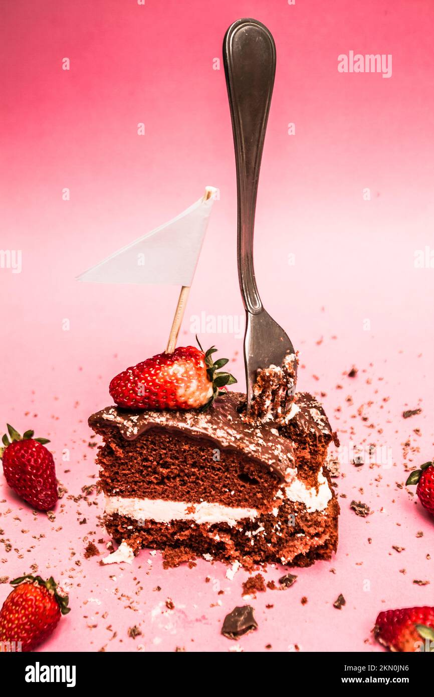 Delightful temptation shown in a foodies still life scene of ...