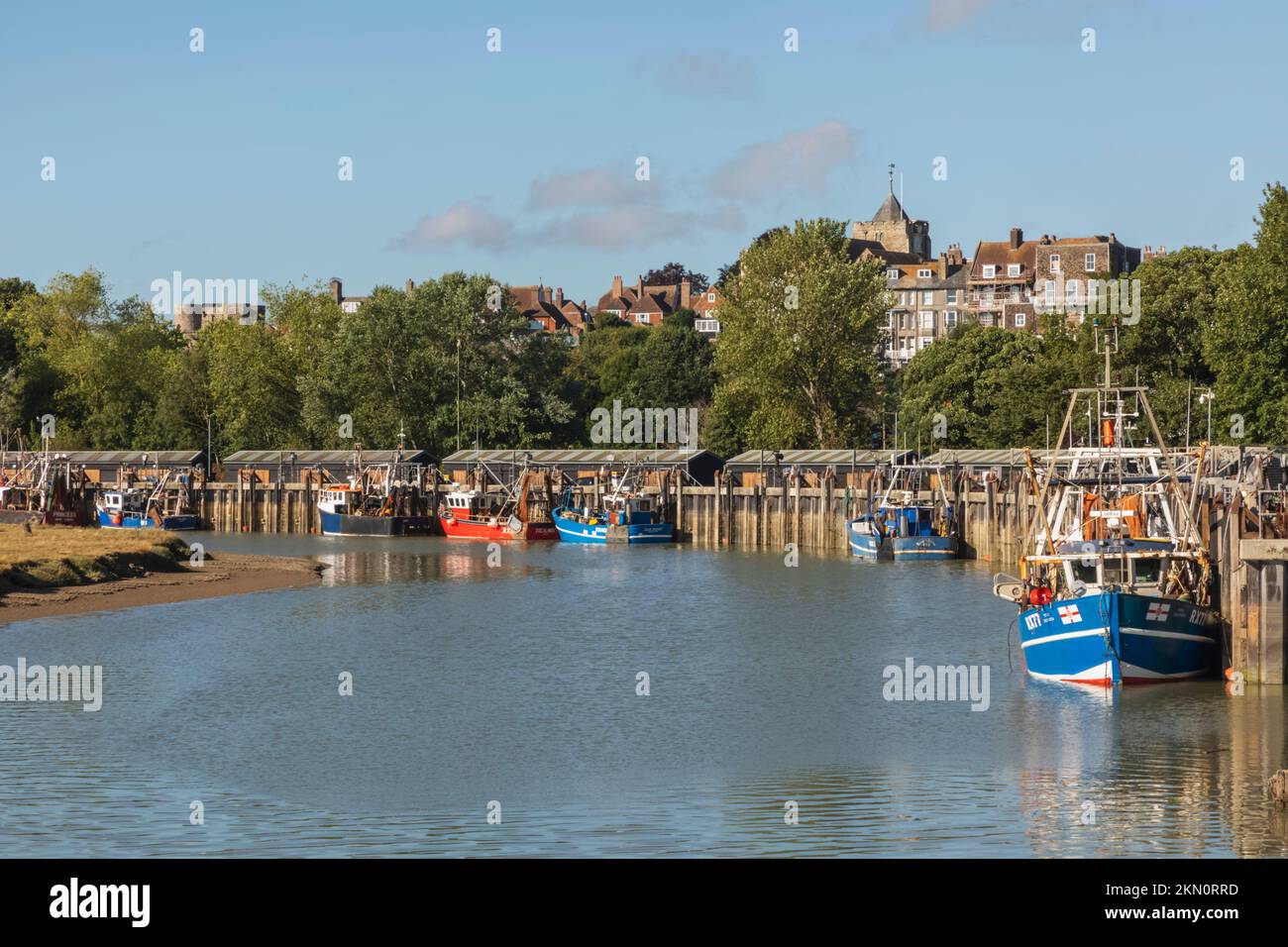 England, Kent, Rye, Harbour and Town Skyline Stock Photo - Alamy