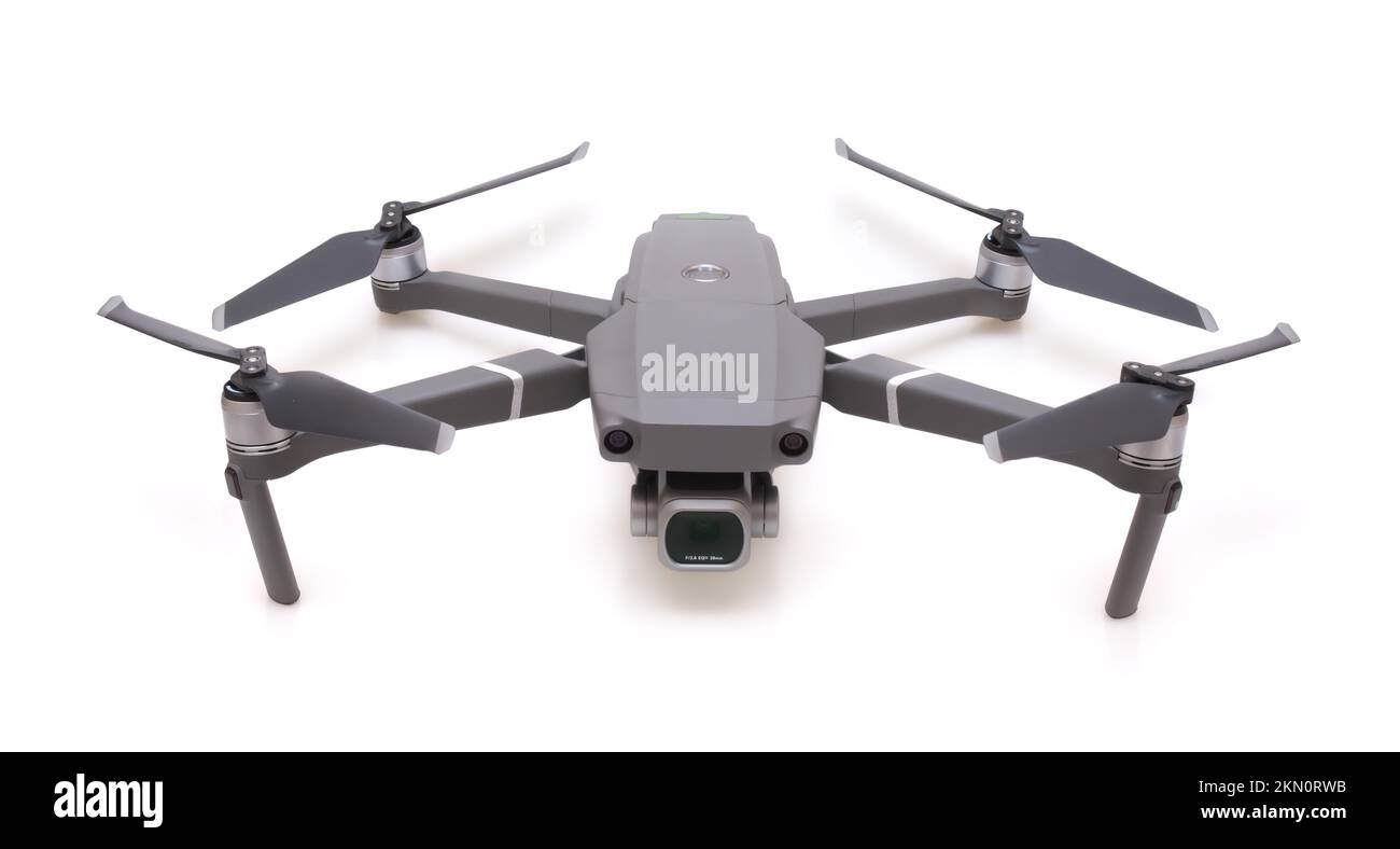 Portable drone. Isolated object. Element of design Stock Photo - Alamy