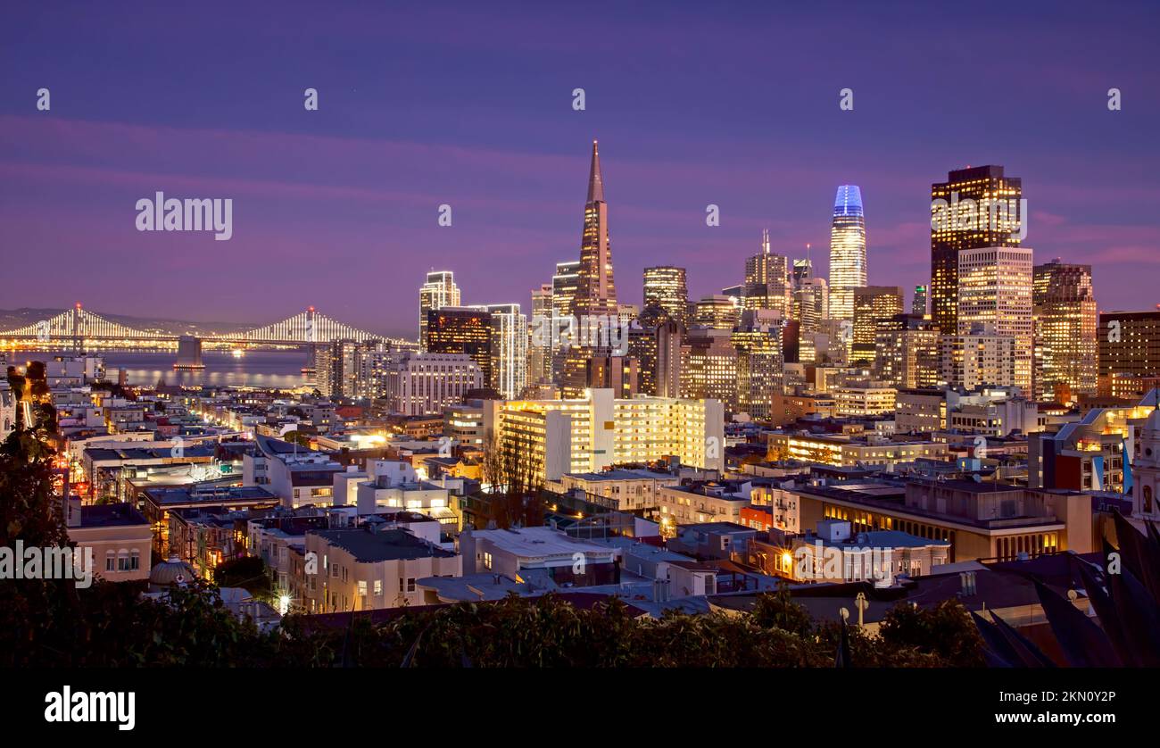 San Francisco Cityscape, California Stock Photo - Alamy