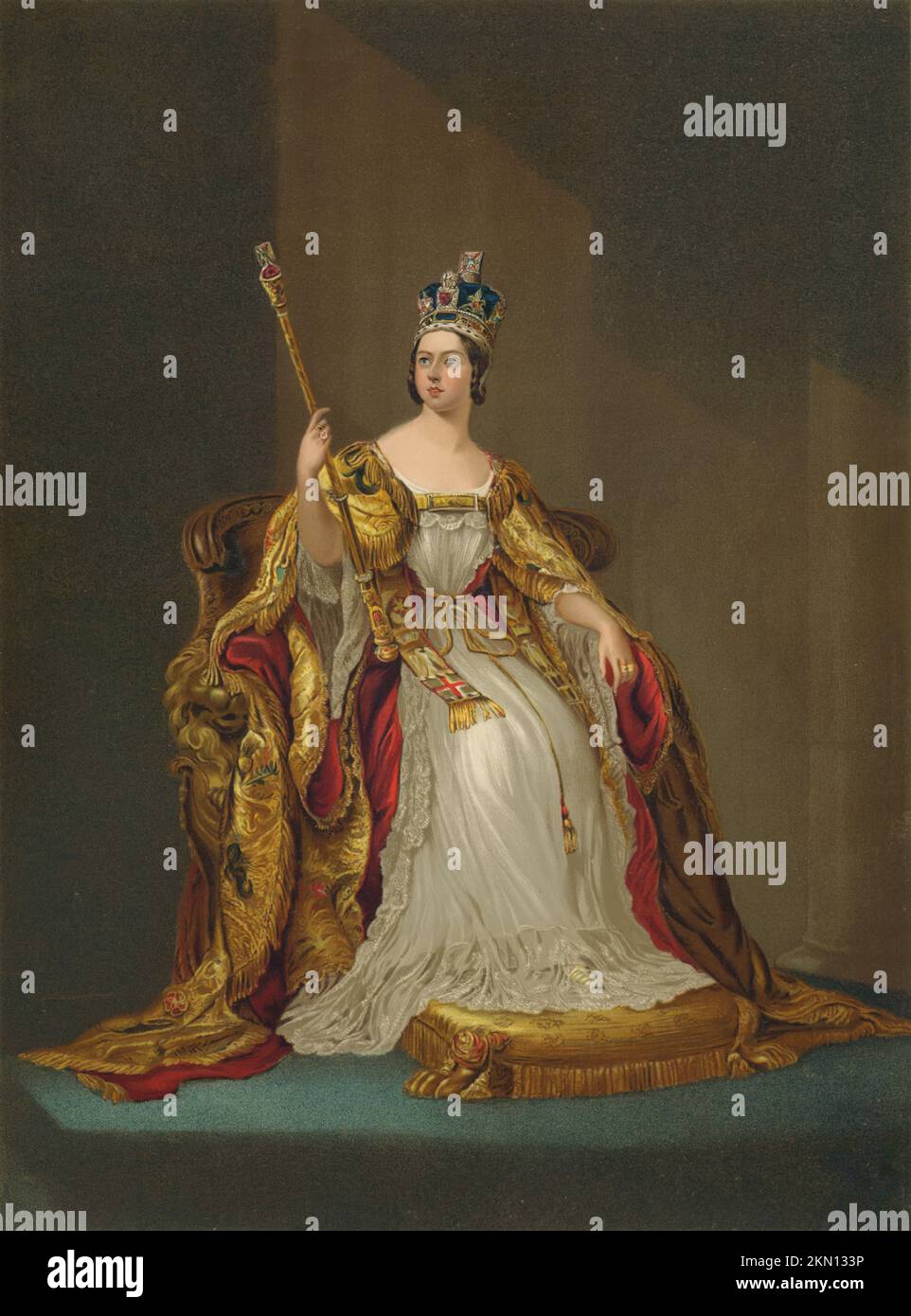 Queen victoria portrait color hi-res stock photography and images - Alamy