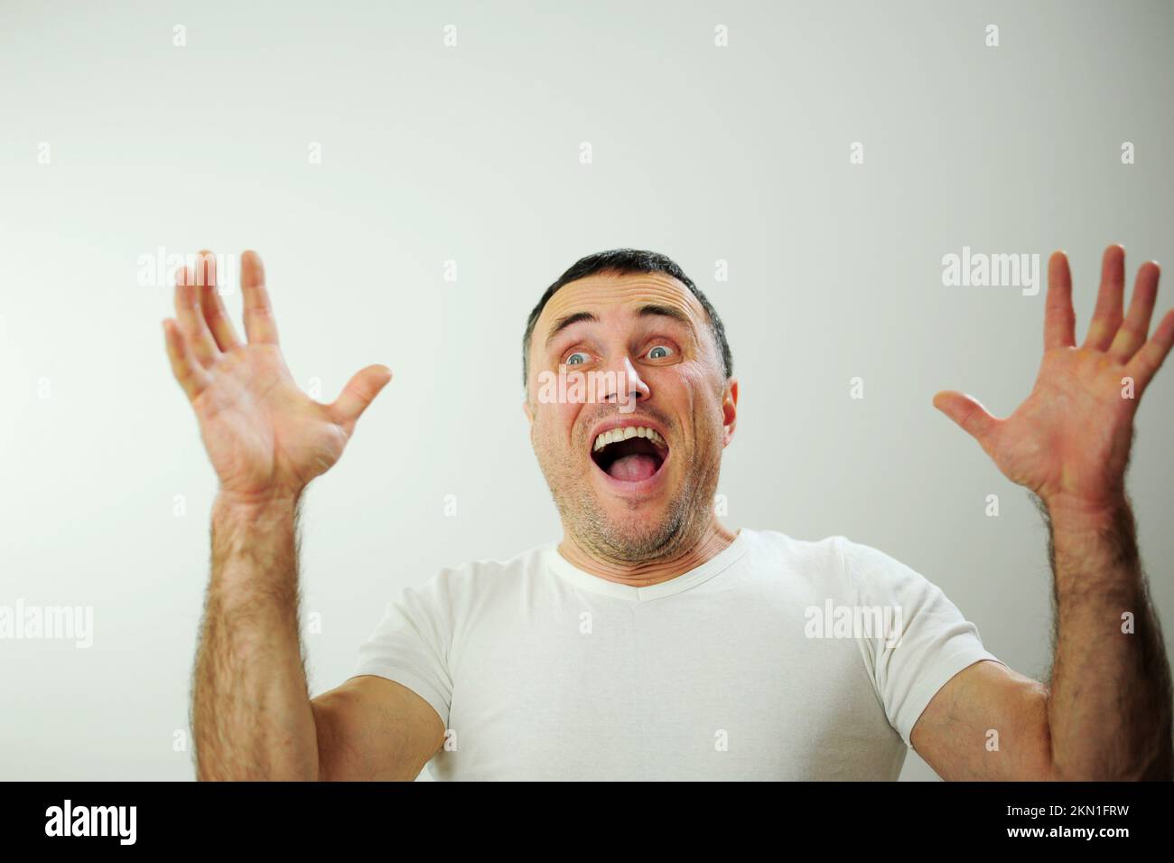 wrinkle forehead stick out tongue Different cheerful positive emotions ...