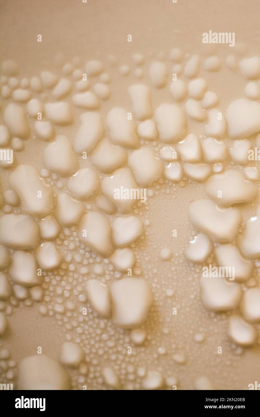 Water Damp Moisture Condensation on an indoors surface Stock Photo - Alamy
