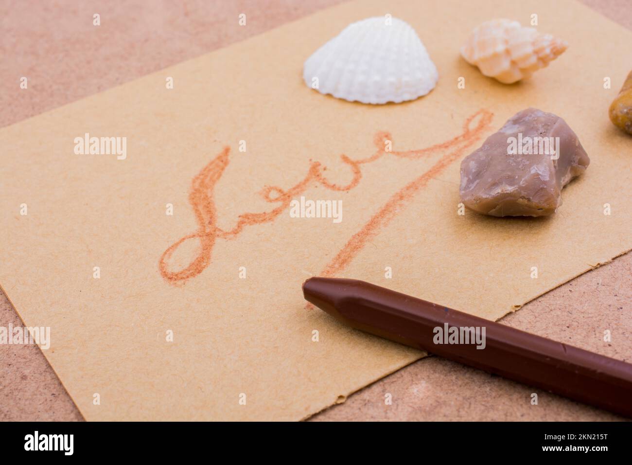 The word of love written in Latin letters Stock Photo - Alamy