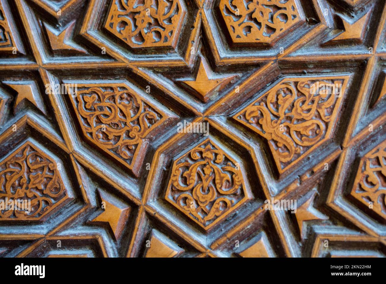 Ottoman Turkish art with geometric patterns in view Stock Photo - Alamy