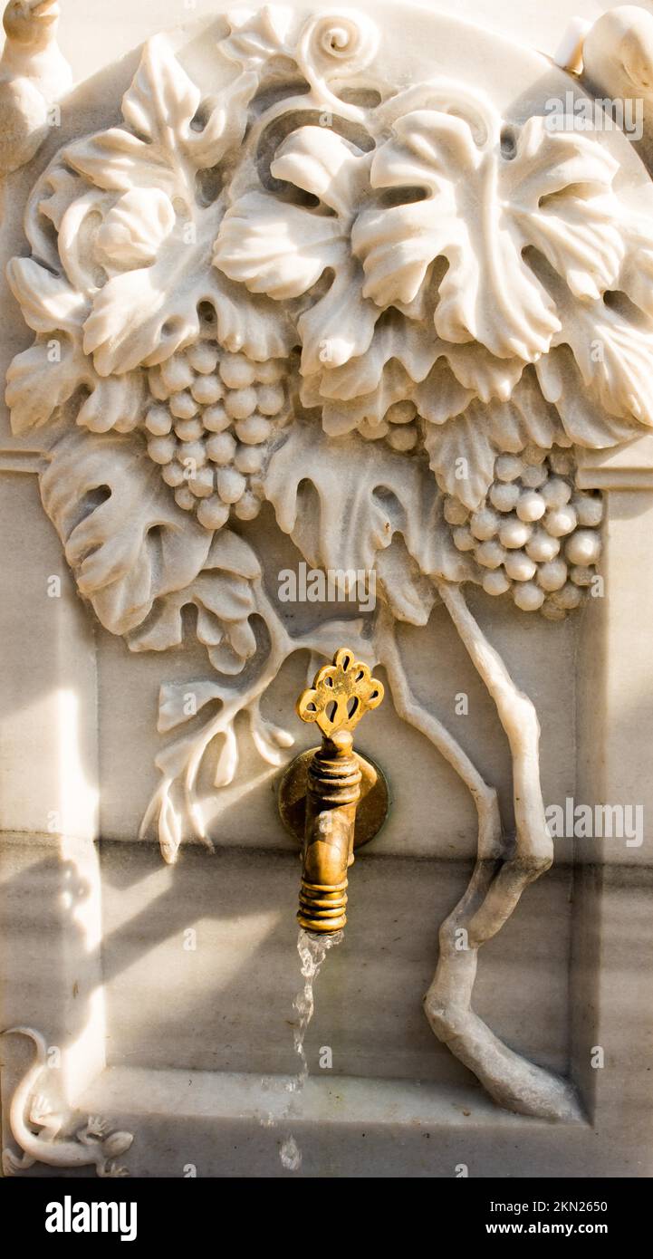 Turkish Ottoman style water tap examples Stock Photo - Alamy