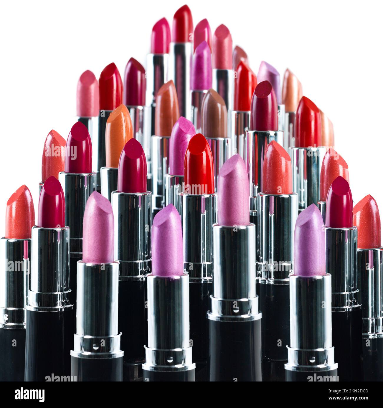 Row of red lipsticks hi-res stock photography and images - Alamy