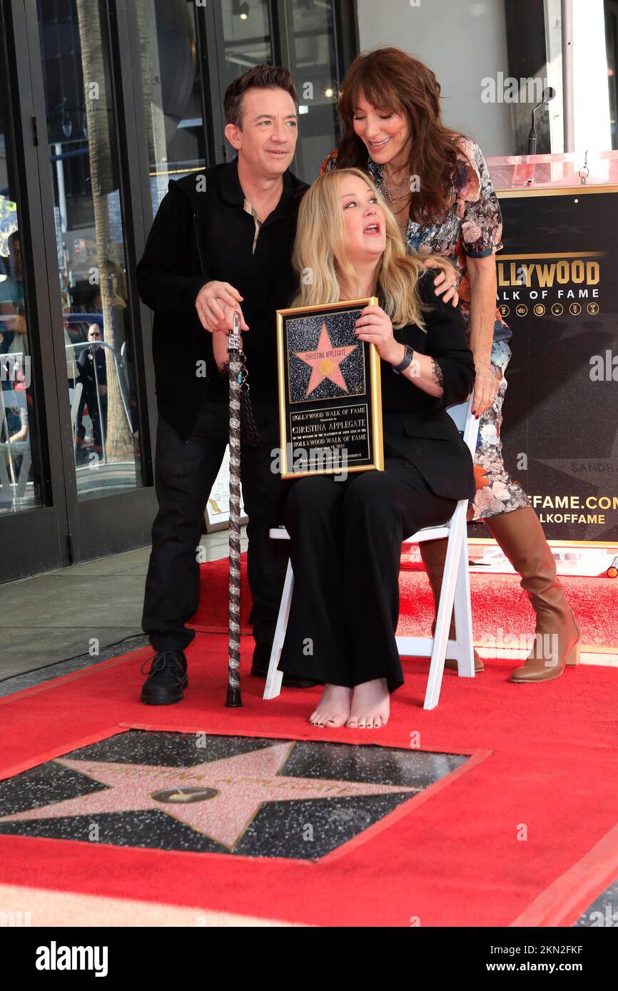 Los Angeles Nov 4 David Faustino Christina Applegate Katey Sagal