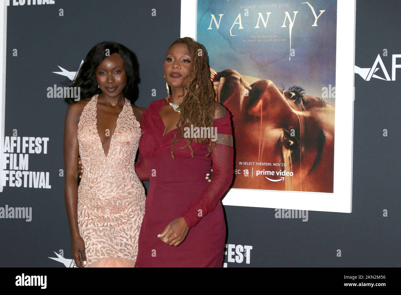 LOS ANGELES - NOV 3: Anna Diop, Nikyatu Jusu at the AFI Fest - Nanny ...