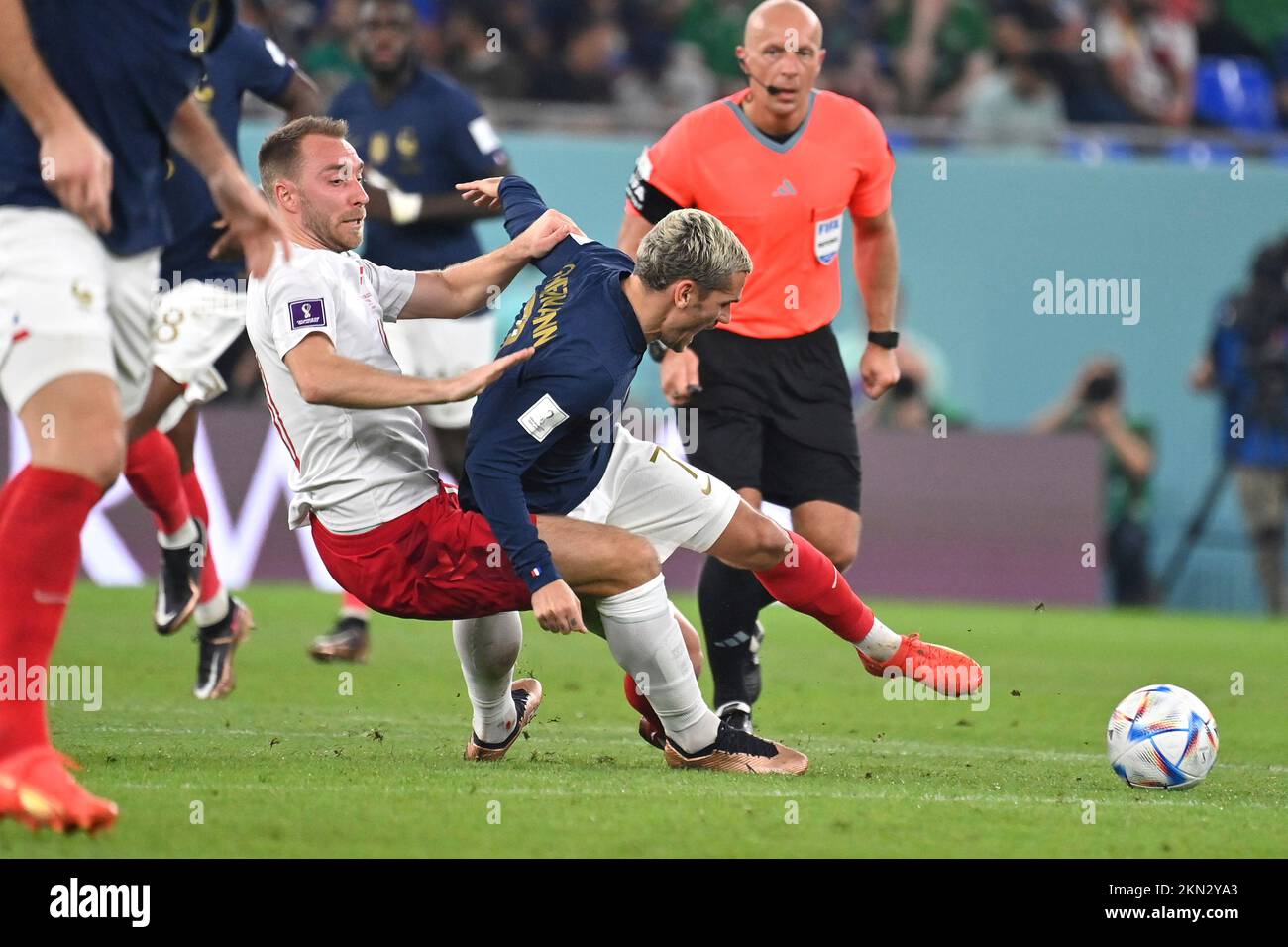From left: Christian ERIKSEN (DEN), action, duels versus Antoine ...