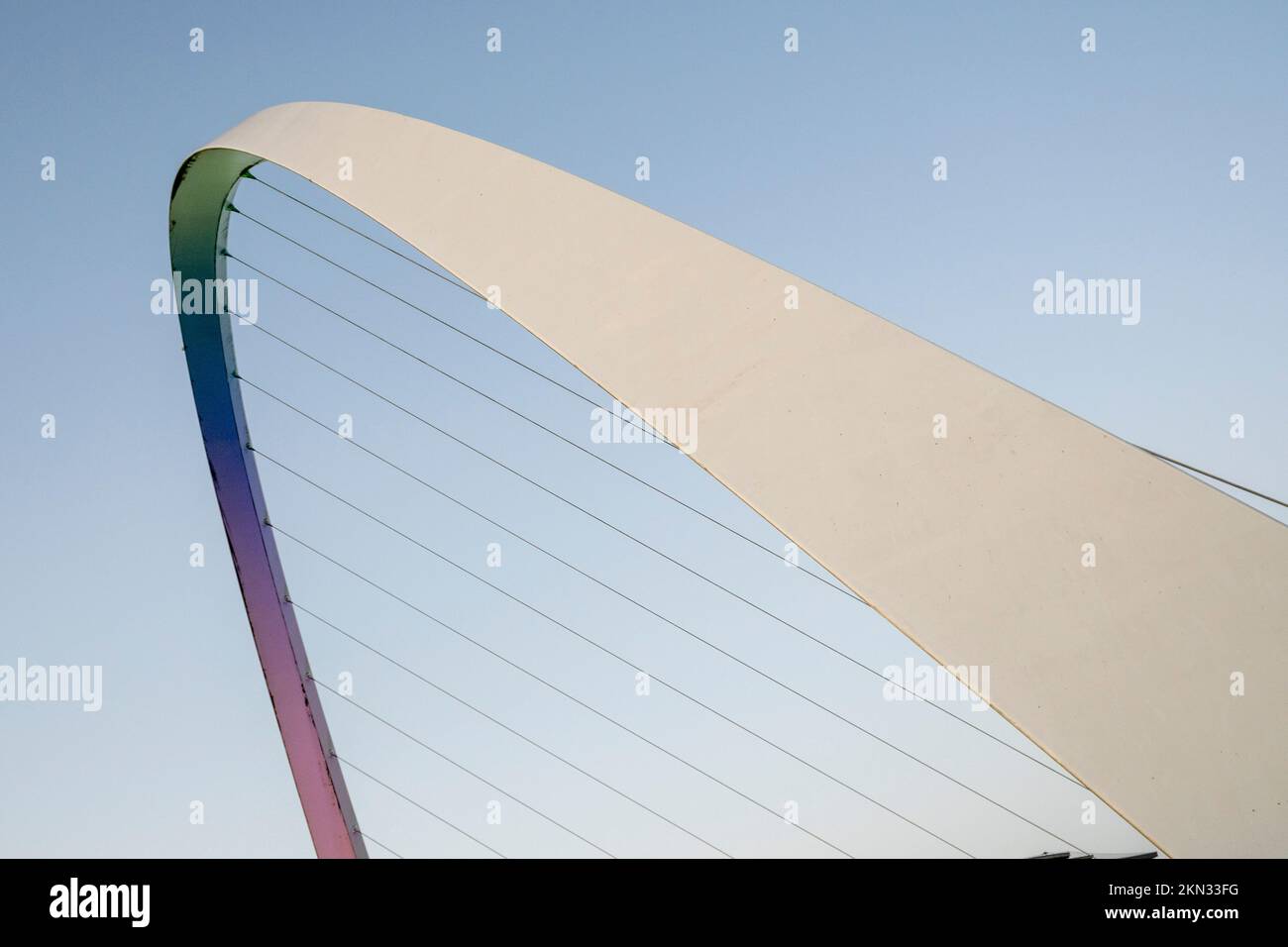 Abstract detail millennium bridge hi-res stock photography and images ...