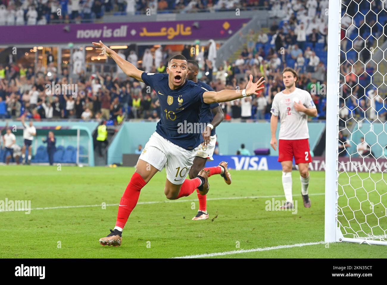 goaljubel Kylian MBAPPE (FRA) after goal to 2-1, jubilation, joy ...