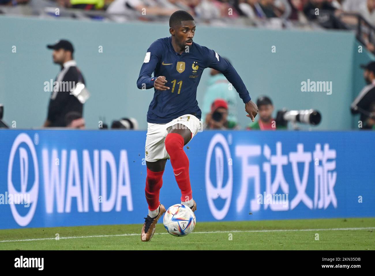 Ousmane DEMBELE (FRA), action, single action, single image, cut out ...
