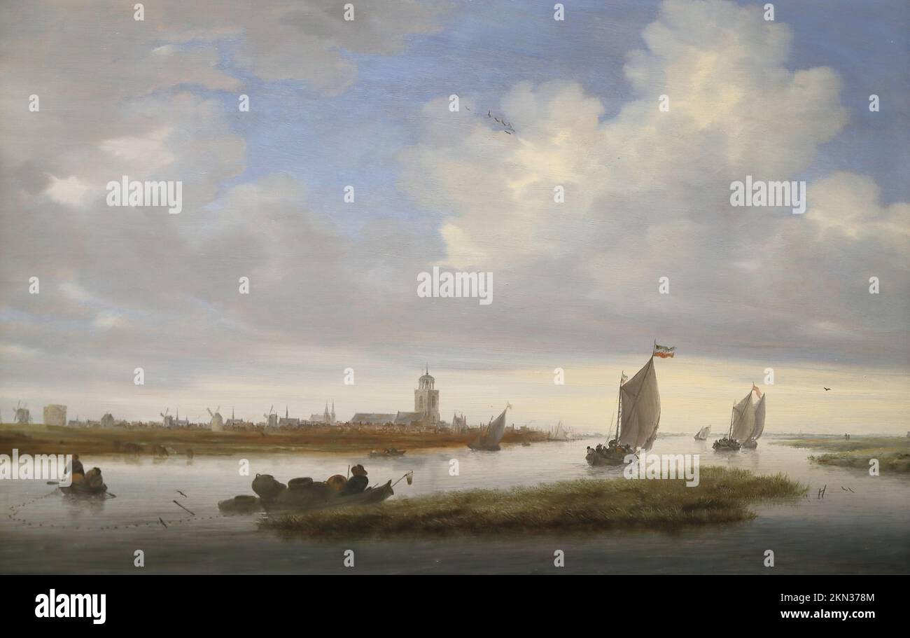 A View of Deventer seen from the North-West by Dutch Golden Age painter ...