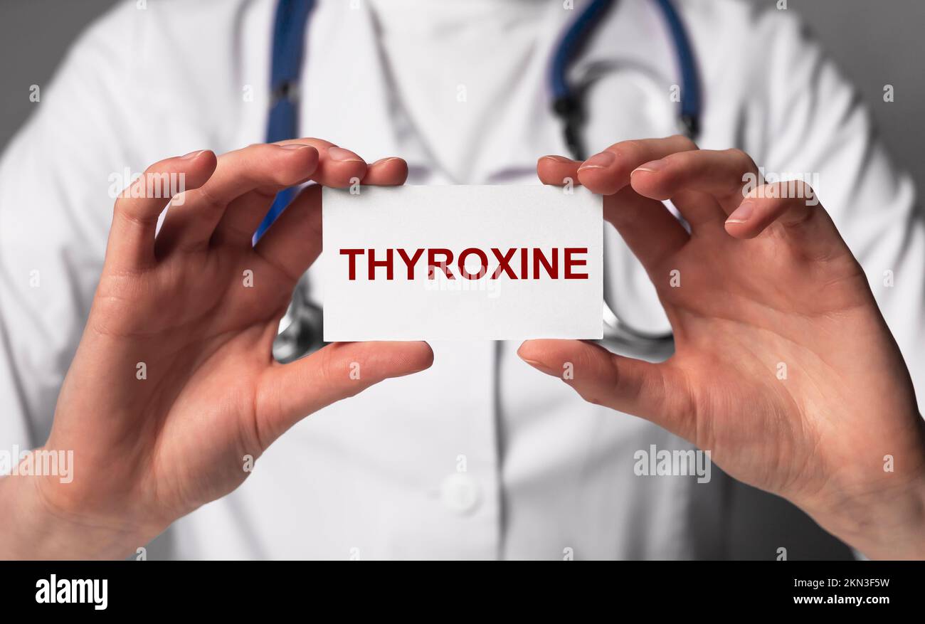 Thyroxine thyroid hi-res stock photography and images - Alamy