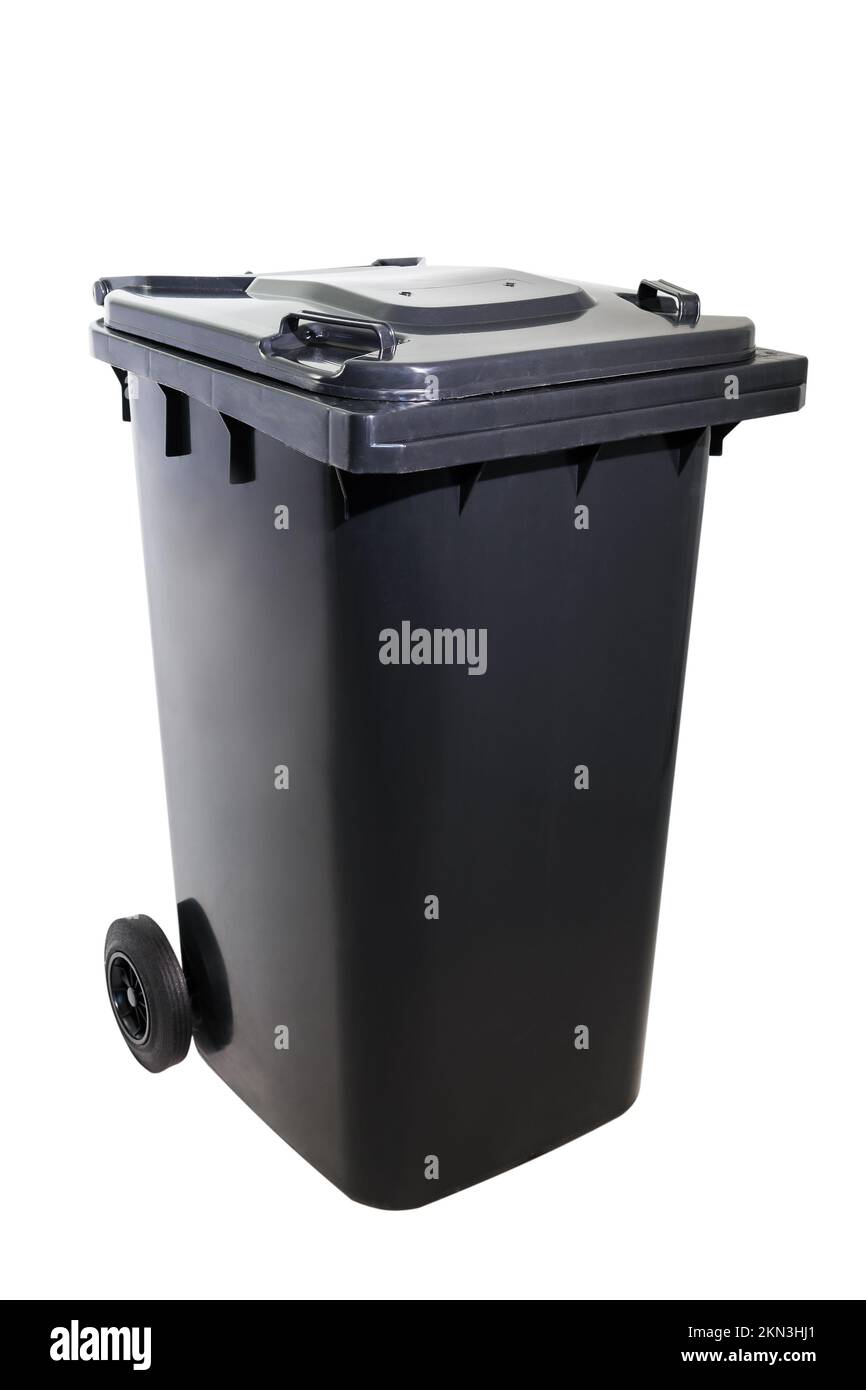 plastic trash can Stock Photo - Alamy