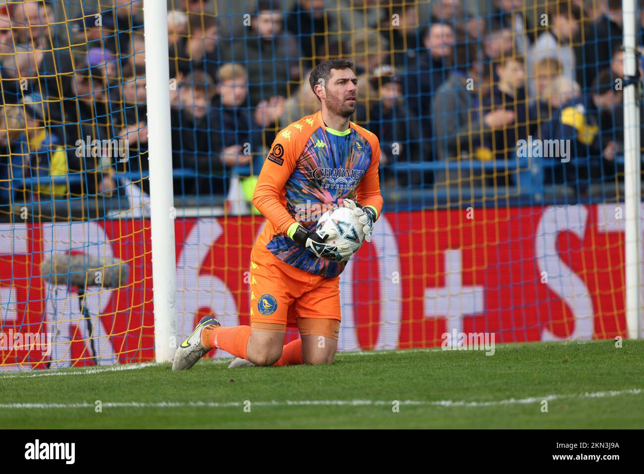 Kings Lynn, UK. 26th Nov, 2022. Paul Jones (KLT) at the King's Lynn ...