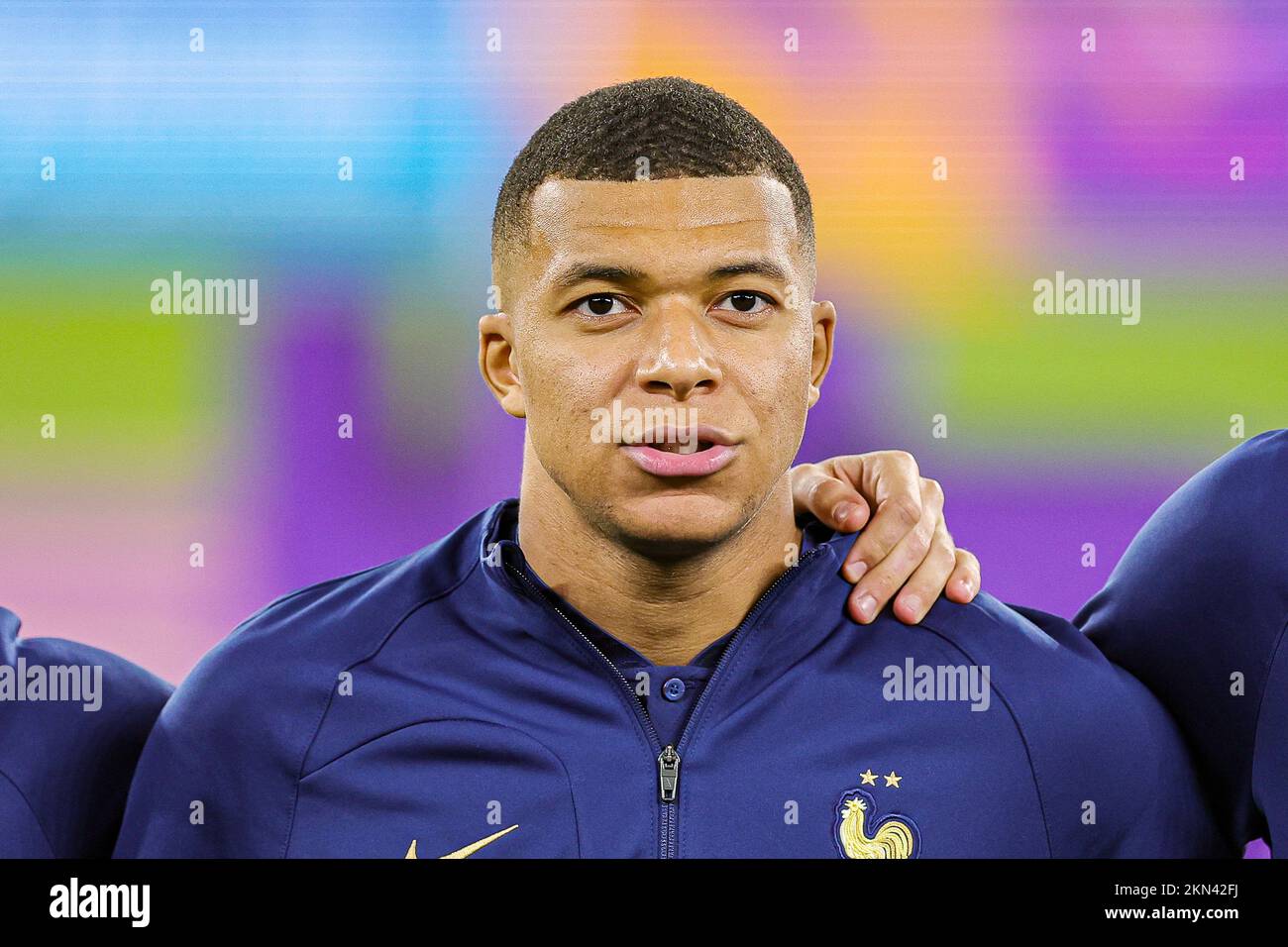 Kylian Mbappe (10) of France during the FIFA World Cup 2022, Group D ...