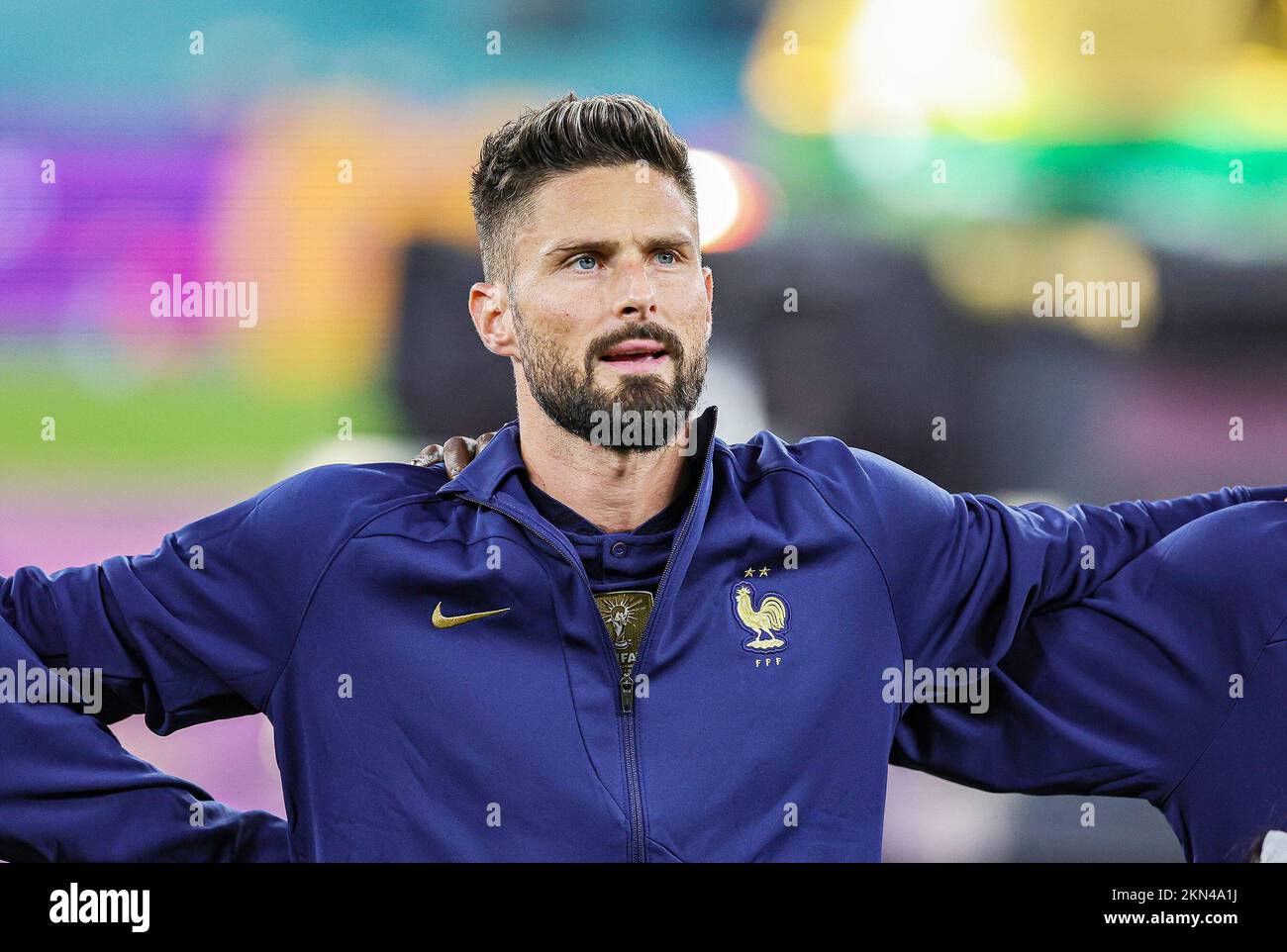 November 26, 2022, Rome, Qatar: Olivier Giroud (9) of France during the ...