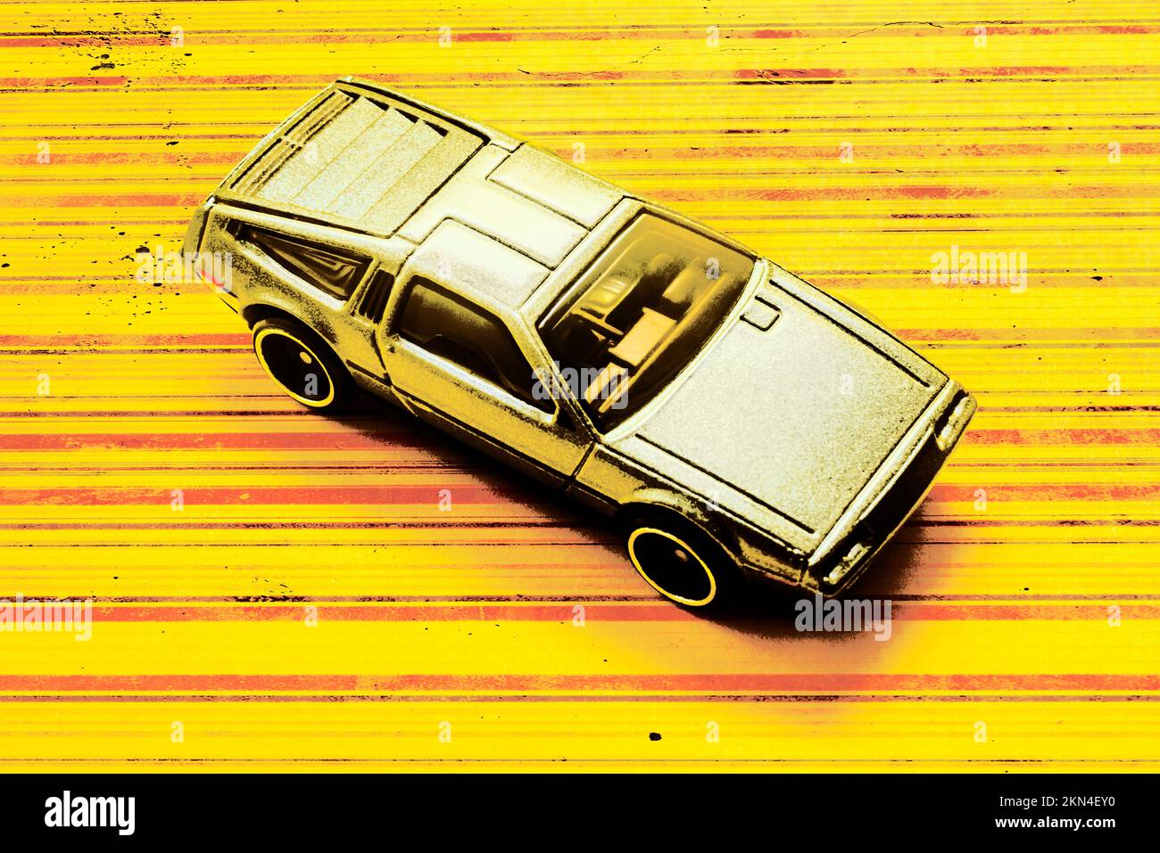 Back to the future de lorean scene hi-res stock photography and images ...