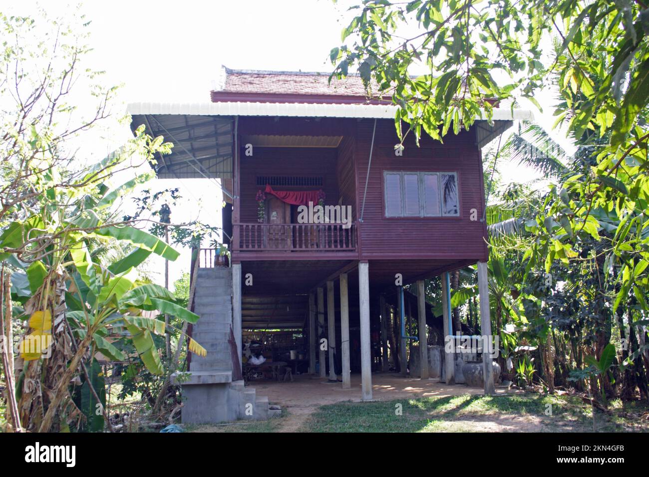 Cement Small House On Stilts