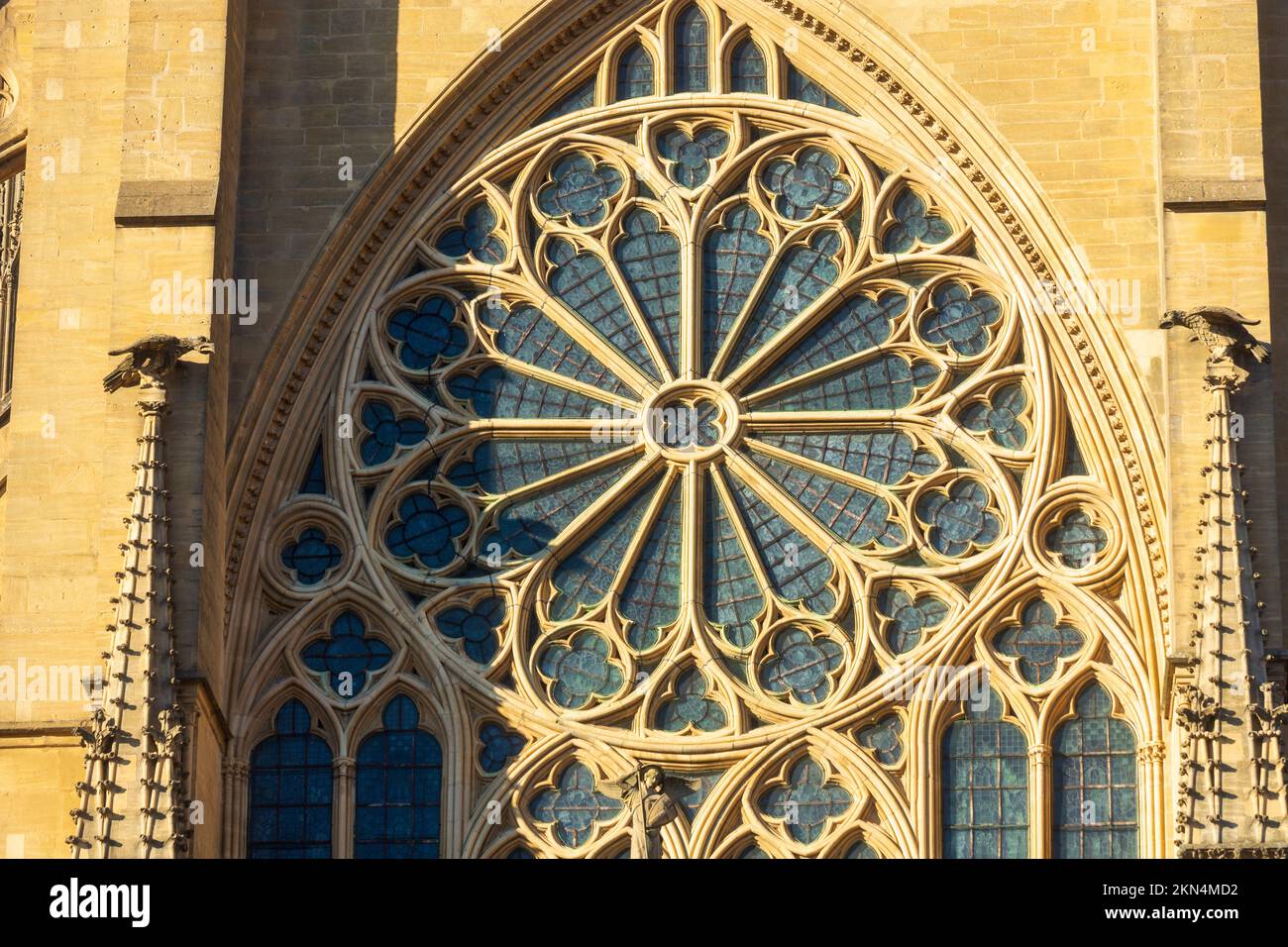 Metz: Cathedral of Saint Stephen (Cathédrale Saint Étienne), West Front ...