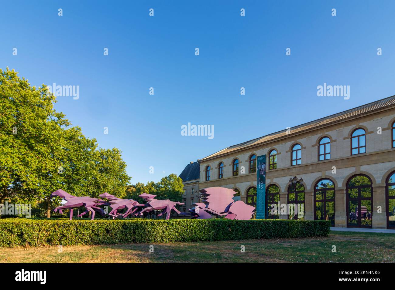 Metz: Arsenal de Metz, concert hall in the old armory in Lorraine ...