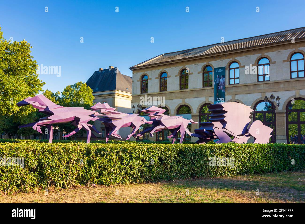 Metz: Arsenal de Metz, concert hall in the old armory in Lorraine ...