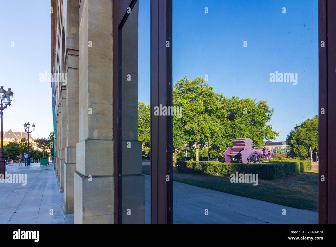 Metz: Arsenal de Metz, concert hall in the old armory in Lorraine ...