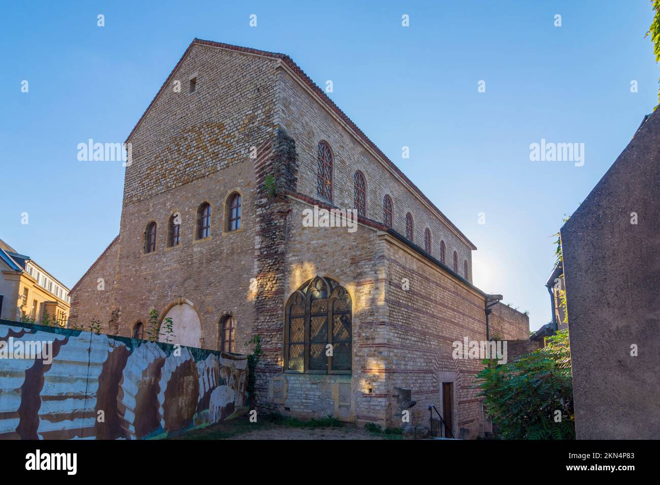 Metz: church Basilica of Saint-Pierre-aux-Nonnains in Lorraine ...