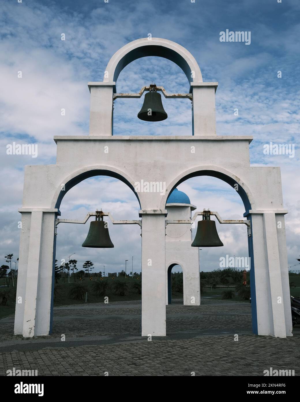 Three bells monument in Hsinchu, Taiwan Stock Photo - Alamy