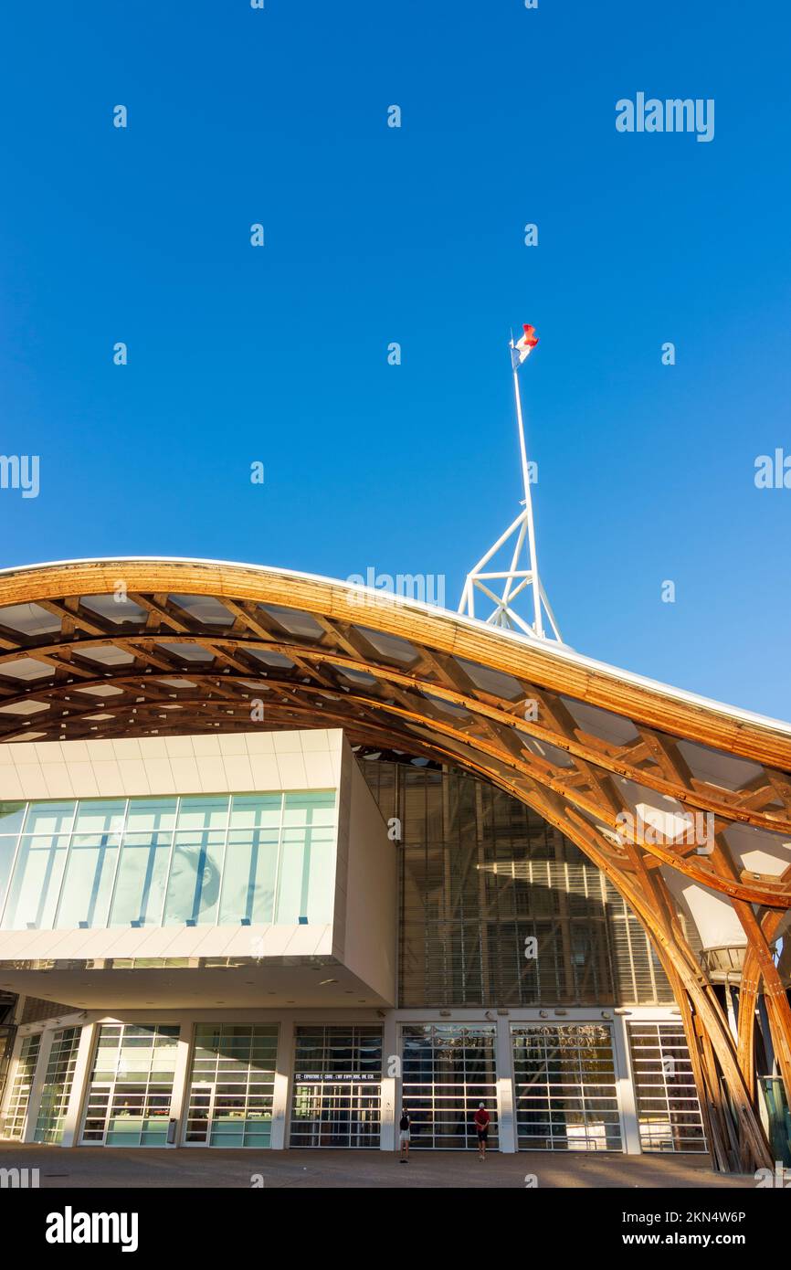 Metz: Centre Pompidou-Metz in Lorraine (Lothringen), Moselle (Mosel ...