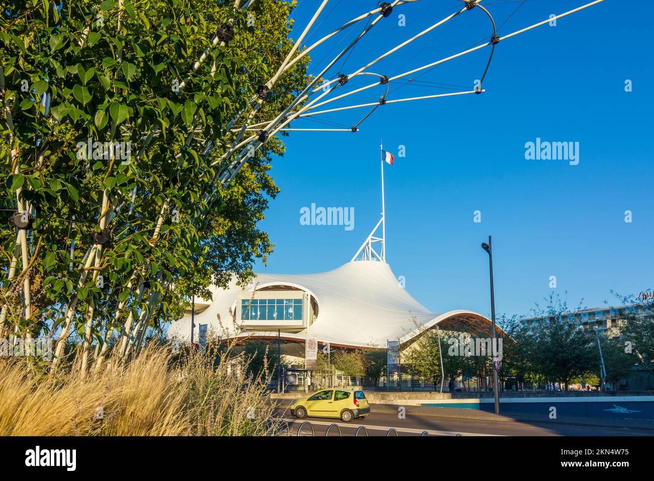 Metz: Centre Pompidou-Metz in Lorraine (Lothringen), Moselle (Mosel ...