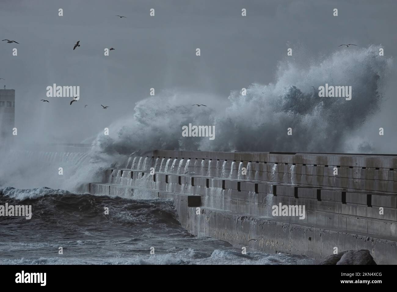 Big wave splash. Used infrared filter Stock Photo - Alamy